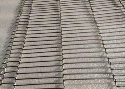 China Low Temperature Flat Flex Conveyor Belt SS 304 70-85% Open Area for sale