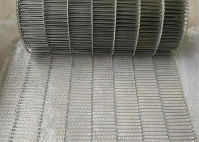 China Fried Food Flat Flex Conveyor Belt High Temperature 316l for sale