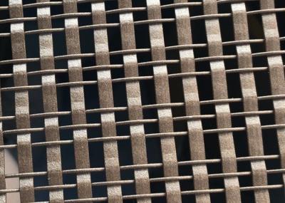 China 316 Stainless Steel Architectural Wire Mesh - Multi-Color Decorative Panels for Hotels (1.05-4.3m Width, 20-32 Mesh) for sale