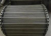 China Stainless Steel 304 Food Lift Loading Chain Mesh Belt 1-3mm Wire 4-12mm Rod for sale