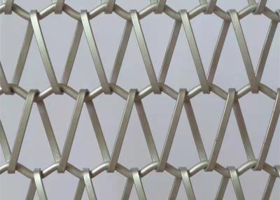 China Metal Ceiling Architectural Wire Mesh 2.0m Width Square Hole Design with 0.15-5mm Wire Diameter for Decorative Applications for sale