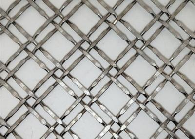 China 1.2mm Stainless Steel Architectural Woven Wire Mesh for Cabinet Decoration - 0.914m to 3.0m Width Options for sale