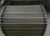 China Stainless Steel 316 Woven Mobile Chain Mesh Conveyor Belt 1-3mm Wire 4-12mm Rod for sale