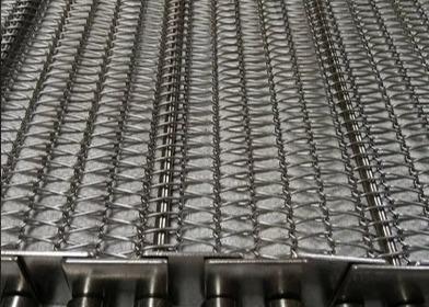 China Conveyor Filter Cleaning Chain Ss Wire Mesh Belt Plain Weave for sale