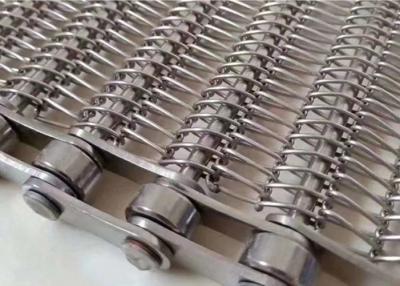 China Stainless Steel Chain Mesh Conveyor Belt SS 304 316 4mm for Oven 200-5000mm Width for sale