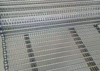 China Food Processing Chain Link Mesh Conveyor Belt Stainless Steel Flat Wire for sale