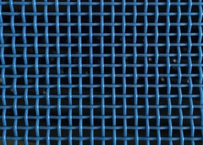 China Blue Plain Weave Hole Polyester Filter Belt High Temperature Resistance Uniform Mesh for sale