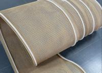 China PTFE Coated Fiberglass Open Mesh Conveyor Belt 1x1mm 0.5mm Thickness 370gsm for sale