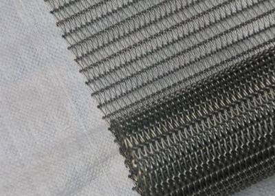 China 316 Stainless Steel Balanced Weave Mesh Conveyor Belt for Pancake Oven 10mm Pitch for sale