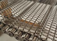 China 304 Stainless Steel Chain Link Wire Mesh Conveyor Belt 86% Open Area for Food Industry for sale