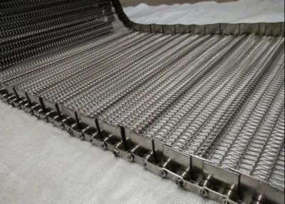 China Carbon Steel Spiral Mesh Belt 1.0mm to 3.0mm Wire Diameter for Food Transport and Barbecue for sale