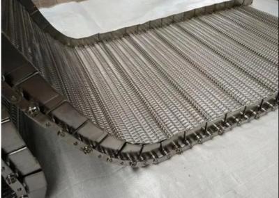 China SUS201 Stainless Steel Spiral Mesh Belt Cooling Conveyor Belt 1-3mm Wire 0.2-4m Width for sale