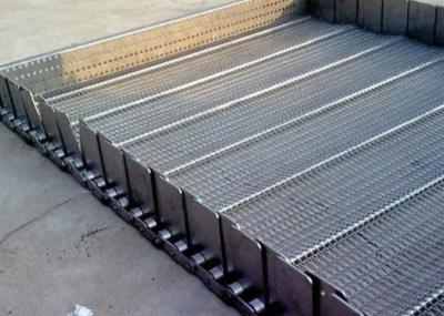 China Heat Resistant Plain Weave Wire Mesh Chain Conveyor 304SS Material for sale