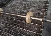 China SS304 316 Chocolate Chain Mesh Conveyor Belt 50.8mm Pitch for Bread Factory for sale