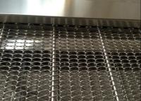 China 304 Stainless Steel Chain Mesh Conveyor Belt 50.8mm Pitch Anti Oxidization for Food Processing for sale
