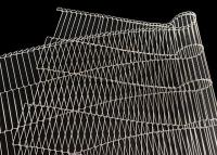 China Stainless Steel Flat Flex Wire Mesh Conveyor Belt for Food Processing 304 for sale