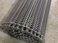 China Industrial Carbon Steel Chain Mesh Conveyor Belt 1-3mm Wire 4-12mm Rod for sale