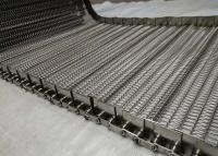 China 304 Stainless Steel Chain Mesh Conveyor Belt 50.8mm Pitch for Food Production for sale