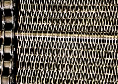 China Anti Corrosion Chain Conveyor Belt 304 Stainless Steel Wire Mesh Food Grade 0.8-4mm Wire Diameter for sale