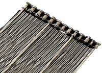 China Food Grade 304 Stainless Steel Chain Mesh Conveyor Belt 1000mm Width 10m Length for sale