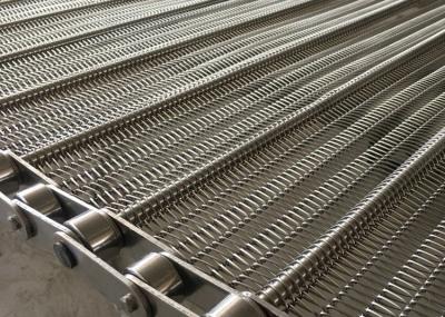 China 304 Stainless Steel Chain Mesh Conveyor Belt Food Grade 0.8-4mm Wire Diameter for sale