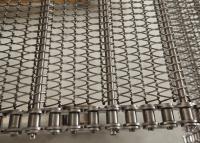 China Food Grade 304 316 Stainless Steel Chain Mesh Conveyor Belt 30cm-4m Width for sale
