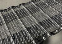 China 304 Stainless Steel Chain Mesh Conveyor Belt 0.8-4mm Wire Diameter 30cm-4m Width for sale
