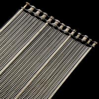 China Stainless Steel 0.3m Width Flat Wire Mesh Belt Ss304 Ss316 for sale