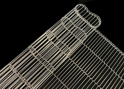 China SUS304 Flat Flex Wire Mesh Conveyor Belt 1-3mm Wire Diameter Food Grade 800°C for sale