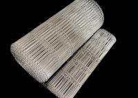 China 5mm Loop Width Flat Flex Conveyor Belt Metal Wire Mesh Donauts Production for sale
