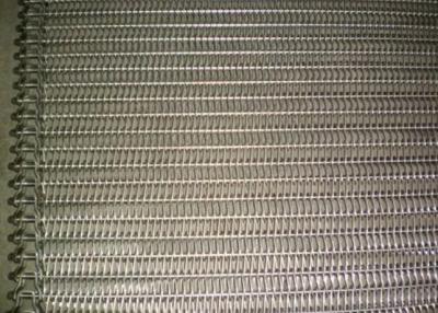 China Stainless Steel Spiral Mesh Conveyor Belt 7-60mm Pitch 0.3-3.6m Width ISO9001 for sale
