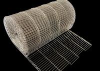 China SUS304 Flat Flex Conveyor Belt 10mm Loop Width 800℃ High Temperature for Chocolate Production for sale