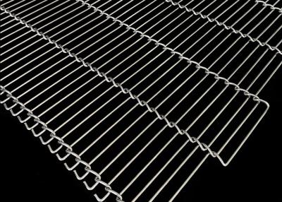China Stainless Steel 316L Flat Flex Conveyor Belt Heat Resistant 0.9mm-2.8mm Wire for sale