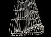 China Flat Flex Stainless Mesh Conveyor Belt 304 316 316l for sale