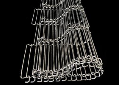 China Flat Flex Stainless Mesh Conveyor Belt 304 316 316l for sale