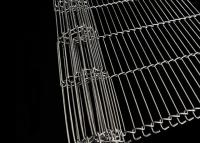 China 316L Stainless Steel Flat Flex Mesh Conveyor Belt 76mm-42000mm Width for sale