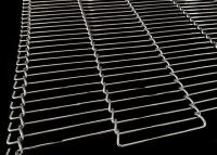 China Stainless Steel Flat Flex Conveyor Belt 4.24mm-20.32mm Rod Pitch 0.9mm-2.8mm Wire Diameter for sale