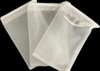 China 100% Organic Nylon Filter Mesh Nut Milk Bag Reusable Food Grade 80 Mesh 75 Micron for sale