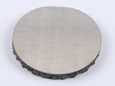 China 304 Stainless Steel Sintered Filter Disc Round 1.7mm Thickness 40% Porosity Liquid Filter Mesh for sale