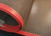 China Acid Resistance PTFE Mesh Conveyor Belt -70°C to 260°C Temperature Range, 4m Width for Industrial Drying for sale