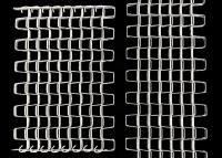 China Stainless Steel Flat Wire Mesh Conveyor Belt 25.4×25.4mm with 1.2mm Thickness for Industrial Food Processing for sale