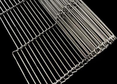 China High Temperature Resistant Stainless Steel Flat Flex Conveyor Belt 1.0-3.0mm Wire 200-3600mm Width for sale