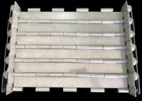 China Stainless Steel 304 Flat Plate Link Conveyor Belt Smooth Surface Heavy Duty 2000°C for sale
