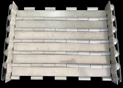 China Stainless Steel 304 Flat Plate Link Conveyor Belt Smooth Surface Heavy Duty 2000°C for sale