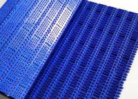 China White Blue Plastic Conveyor Wire Mesh Belt 25.4mm Pitch 7.2kg/m2 for Food Processing for sale