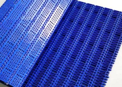 China White Blue Plastic Conveyor Wire Mesh Belt 25.4mm Pitch 7.2kg/m2 for Food Processing for sale