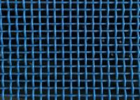 China Blue White Polyester Square Hole Mesh Belt For Dryer And Conveyor for sale