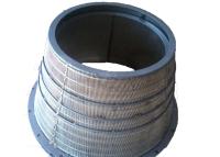 China Stainless Steel Wedge Wire Centrifuge Basket 38 inch for Coal Mineral Screening Dehydration for sale