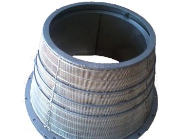 China Stainless Steel Wedge Wire Centrifuge Basket 38 inch for Coal Mineral Screening Dehydration for sale