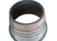 China Abrasion Resistant Wedge Wire Screen Basket Stainless Steel Johnson V Sieve 3-100um for sale